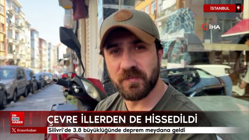 Silivri'de 3.8 büyüklüğünde deprem meydana geldi - VİDEONUZ